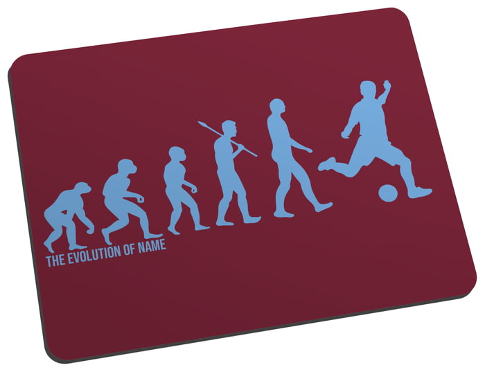 Personalised Football Player Evolution Mouse Mat for West Ham United ...