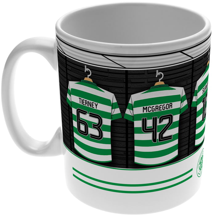 Personalised Celtic Dressing Room Shirts Photo 11oz Ceramic Mug from Go ...