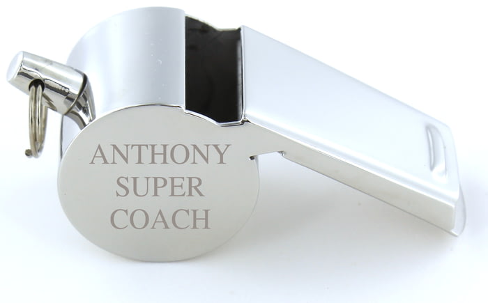 Personalised Engraved Stainless Steel Whistle In Gift Box - Great gift ...