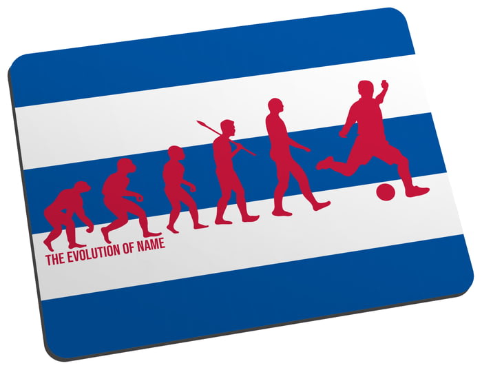 Personalised Football Player Evolution Mouse Mat for Queens Park ...
