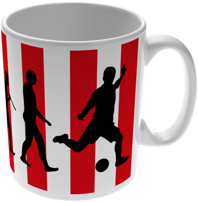 Personalised Football Player Evolution 11oz Ceramic Mug for Sunderland ...