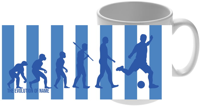Personalised Football Player Evolution 11oz Ceramic Mug for Sheffield ...