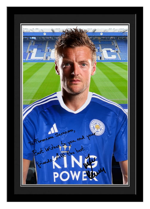 Jamie Vardy / 2017 Panini Revolution / Autograph / Auto / Leicester ...