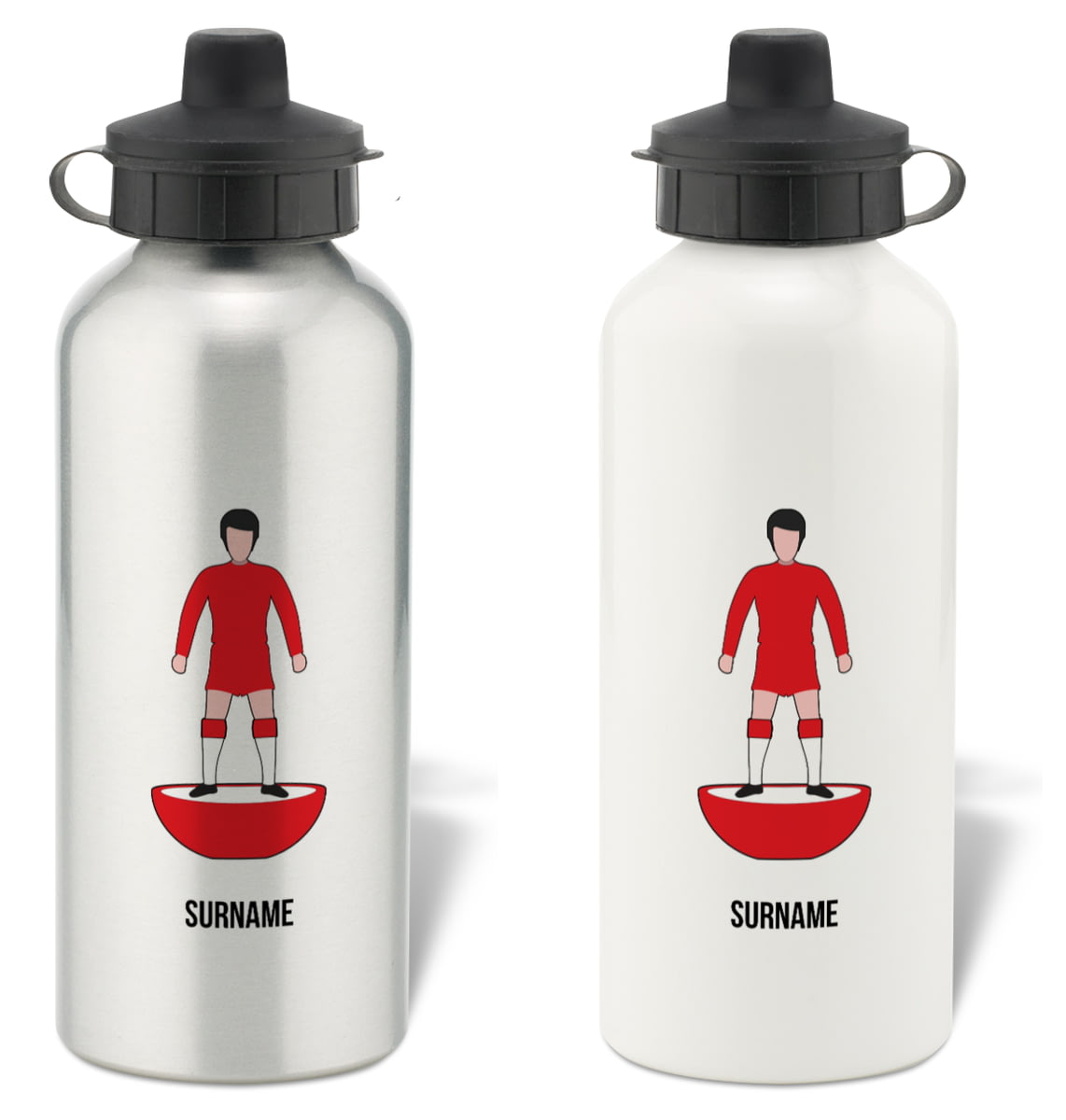 Personalised Liverpool FC Player Figure Aluminium Sports Water Bottle ...