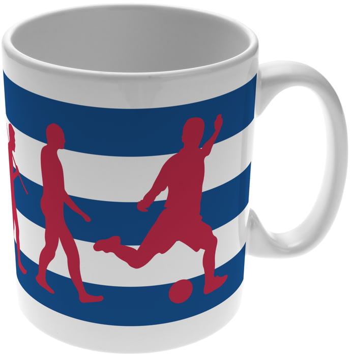Personalised Football Player Evolution 11oz Ceramic Mug for Reading ...